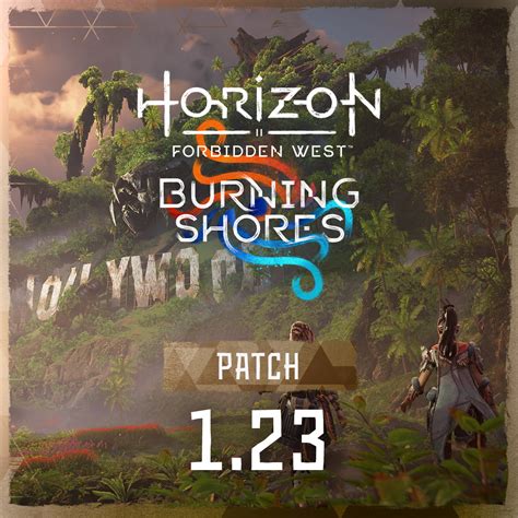 Guerrilla On Twitter Patch For Horizon Forbidden West Burning