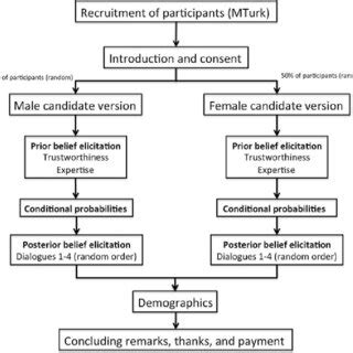 The Flow Of The Survey Experiment Download Scientific Diagram