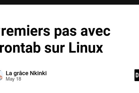 Getting Started With Crontab For Linux Task Automation Killbait Archive