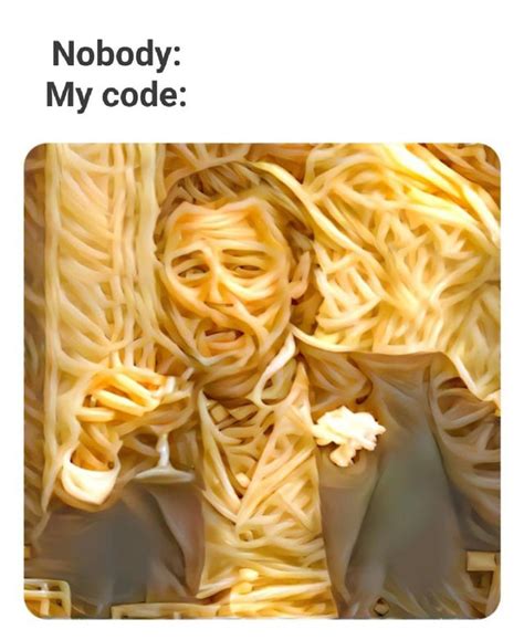 Spaghetti Code R Programmerhumor