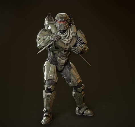 Artstation Fred Halo Fan Art Mohammad Rezazadeh Gilvani Halo