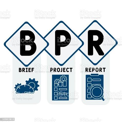 Bpr 간단한 프로젝트 보고서 약어 0명에 대한 스톡 벡터 아트 및 기타 이미지 0명 공연 과학 Istock