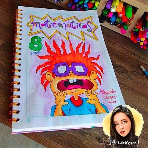 Portada Cuaderno Carlitos Rugrats Portadas De Cuadernos Cuadernos