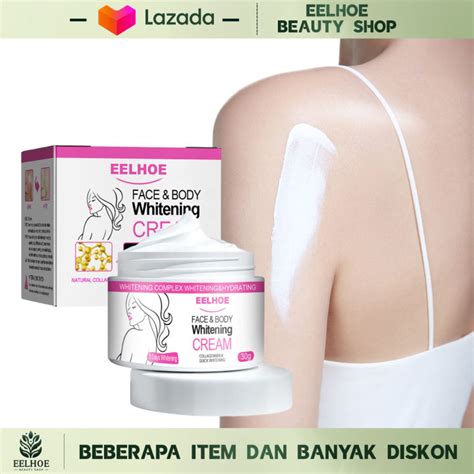 Eelhoe Face Body Whitening Cream Krim Pemutih Tubuh Bintik Hitam