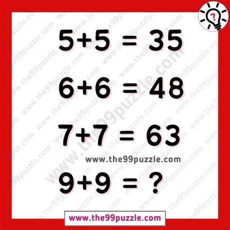 Can You Solve The Mind Bending Math Tricks In 17 Seconds The 99 Puzzle