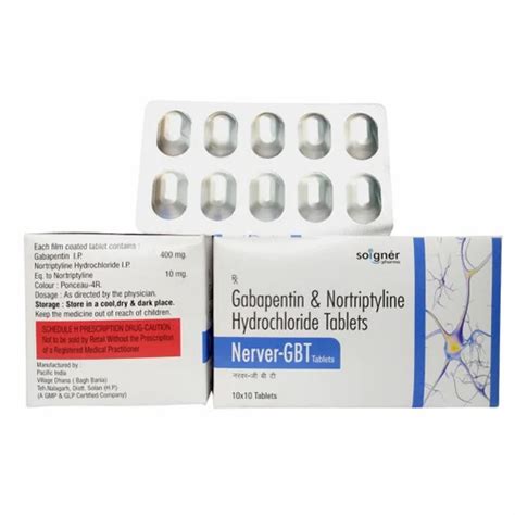 Gabapentin Nortriptyline Hydrochloride Tab Nerver Gbt Arlak Biotech At Rs 1850 Box In Sas Nagar