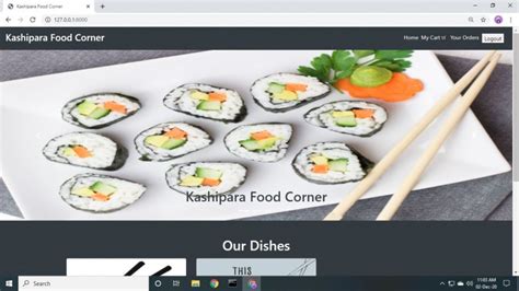 online food ordering system project in python with source code and
