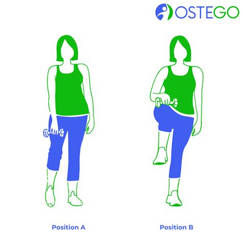 Front Knee Raise Exercise For Bone Health Ostego