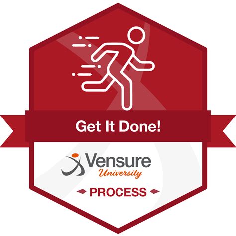 Process Badge Get It Done Badge Credly