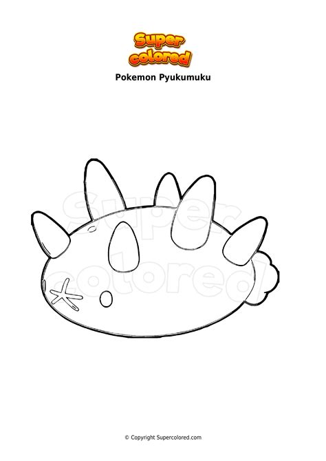 Disegno Da Colorare Pokemon Pyukumuku