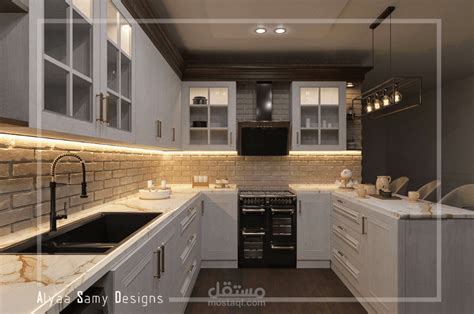 تصميم مطبخ أمريكي مستقل