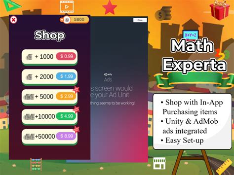 Math Experta Math Game Unity Complete Project Gamedev Market