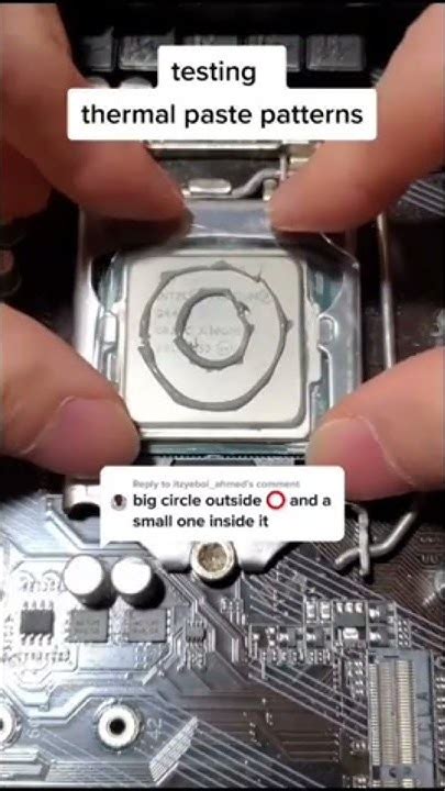 Best Thermal Paste Pattern On Cpu Youtube