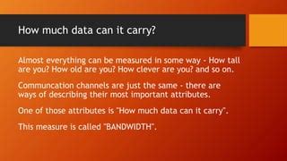 Bandwidth PPTX Computer Networking Computing