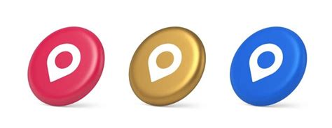 Premium Vector Gps Map Pin Location Service Button Application