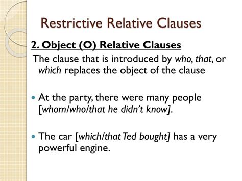 Ppt Relative Clauses Adjective Clauses Powerpoint Presentation Free Download Id 2599522