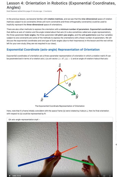 Madi Babaiasl Phd On Linkedin Modernrobotics Robotics Orientations