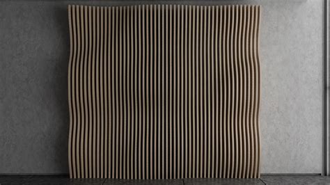 3d Parametric Wall Waves Model Turbosquid 1737376