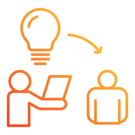 Knowledge Sharing Free Education Icons