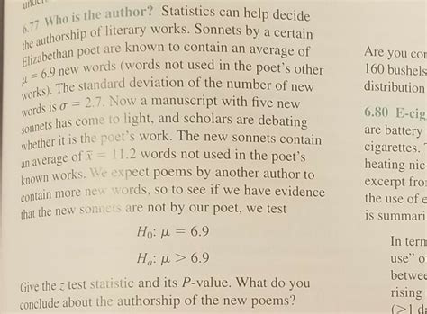 Solved Interpreting P Value The Reporting Of P Values Chegg Com