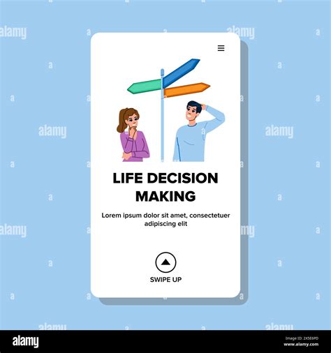 Consequences Life Decision Making Vector Stock Vector Image And Art Alamy