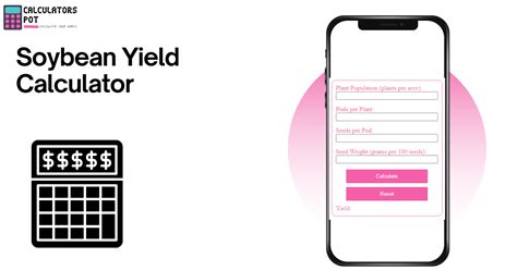 Soybean Yield Calculator Calculatorspot