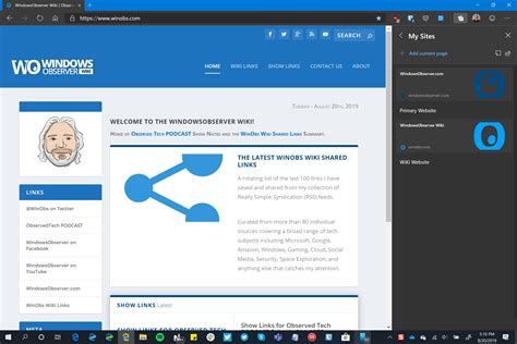 Microsoft Edge With Chromium Preview Channel Updates August 2019