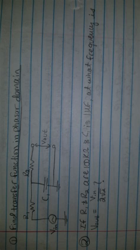 Solved Circuit Diagram For Question 1 Is The Same Circuit Chegg Com