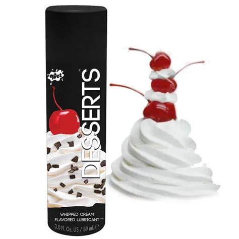 Wet® Desserts® Lubricante Con Sabor A Crema Batida El Jardin