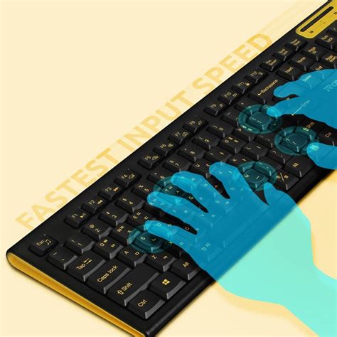 Fancy Wireless Keyboard And Mouse Combo Set Black Korea E Market