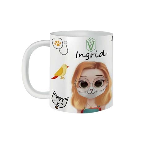 Caneca Personalizada Profissão Curso Medicina Veterinária