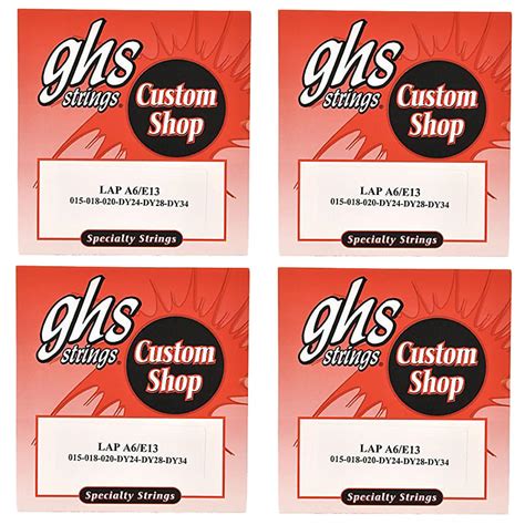 Ghs Electric Lap Steel Strings A6e13 Tuning 15 34 4 Pack Reverb