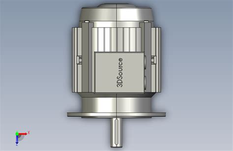 1le1 Im B5 Fs100 Fs160 21le1 Im B5 2 160m 2西门子iec鼠笼式电动机电机step模型图纸下载