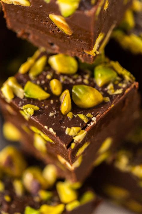 Chocolate Pistachio Fudge Arina Photography