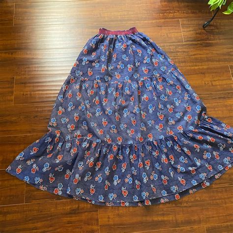 Maxi Skirt Vintage Etsy