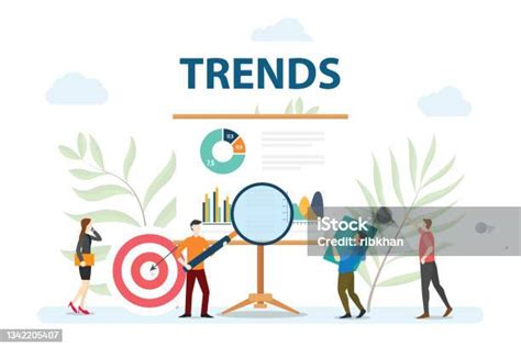 Tren Perkiraan Pasar Orang Menganalisis Data Dari Grafik Dan Grafik