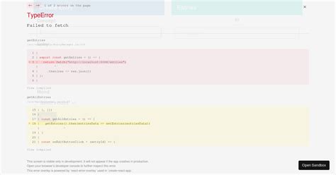 Daily Journal React Codesandbox