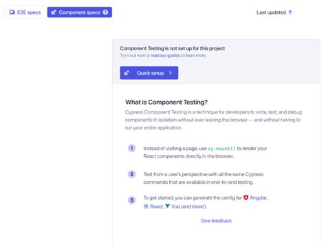 create setup ct promo · issue 26837 · cypress io cypress · github