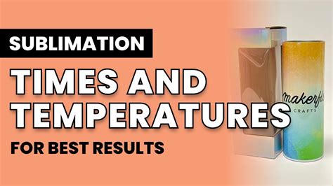 Heat Press Temperature Guide Sublimation Artofit