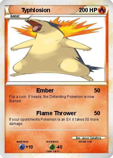 Pokémon Typhlosion 948 948 Ember My Pokemon Card