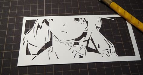 切り絵 【切り絵】戦場ヶ原さん【化物語】 過疎地のもちたま。のイラスト Pixiv