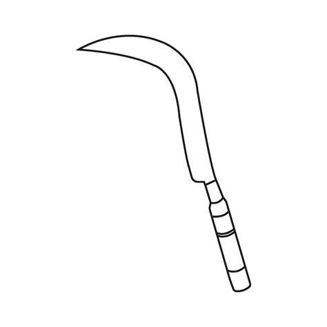Grass Sickle Icon 46035854 Vector Art At Vecteezy