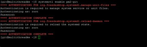`pm2 Startup` Does Not Work On Rhel 7 · Issue 2377 · Unitechpm2 · Github