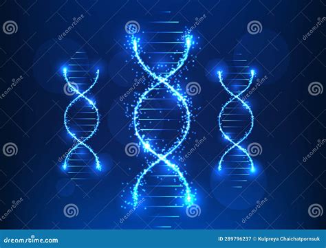Medical Technology That Shows The Structure Of Dna Characteristics Representing The Use Of