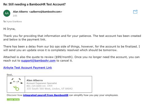 obtain and use bamboohr sandbox · issue 4931 · airbytehq airbyte · github