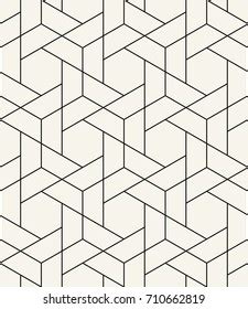 Abstract Seamless Lattice Pattern Modern Vintage Stock Vector Royalty Free