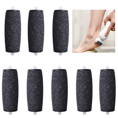 8 Pcs Extra Coarse Replacement Rollers For Hard Skin Remover Foot