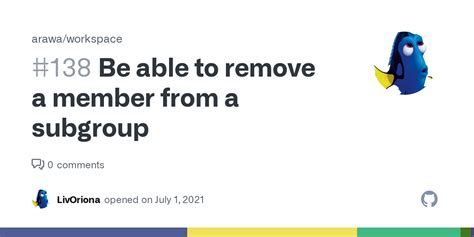Be Able To Remove A Member From A Subgroup · Issue 138 · Arawa