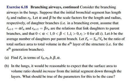 Solved Exercise 618 Branching Airways Continued Consider