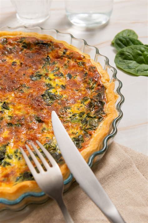 Spinach Bacon Quiche Recipe Food Faith Fitness
